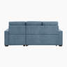 Ebern Designs Eleen 2-Piece Sectional Sofa Sleeper with Hidden Storage ...