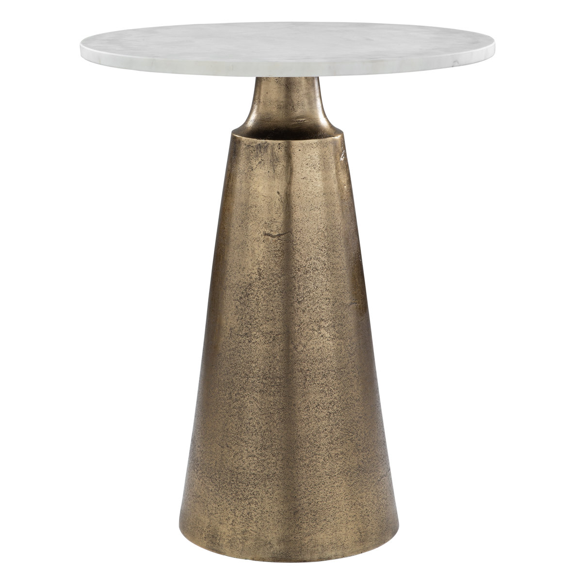 Everly Quinn Sumiya Antique Brass Accent Table & Reviews | Wayfair