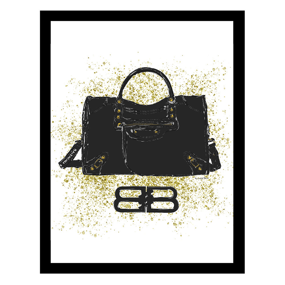 Venice Beach Collections High Fashion Designer Handbag Framed Print ...