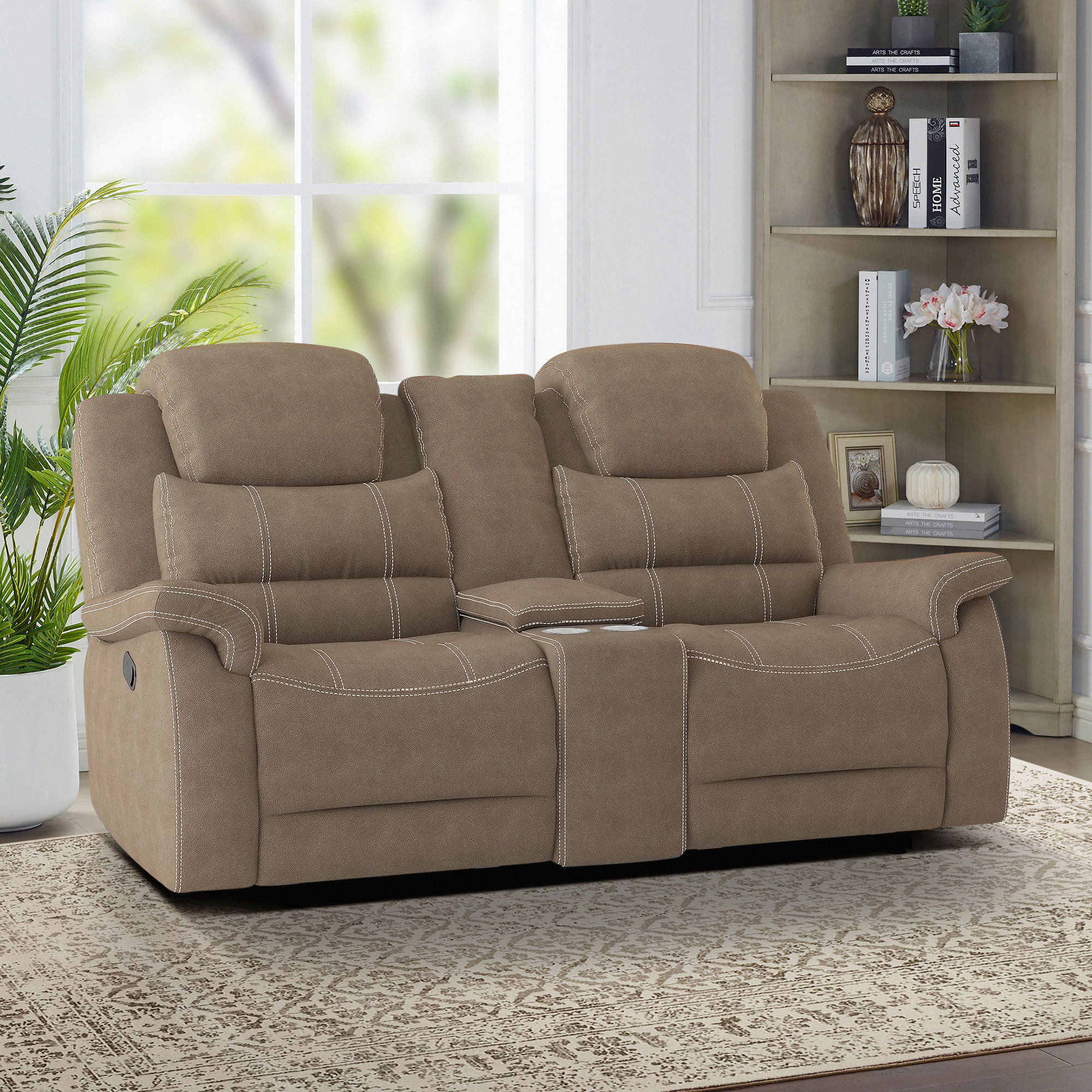 Latitude Run® 74" Pillow Top Arm Reclining Sofa | Wayfair