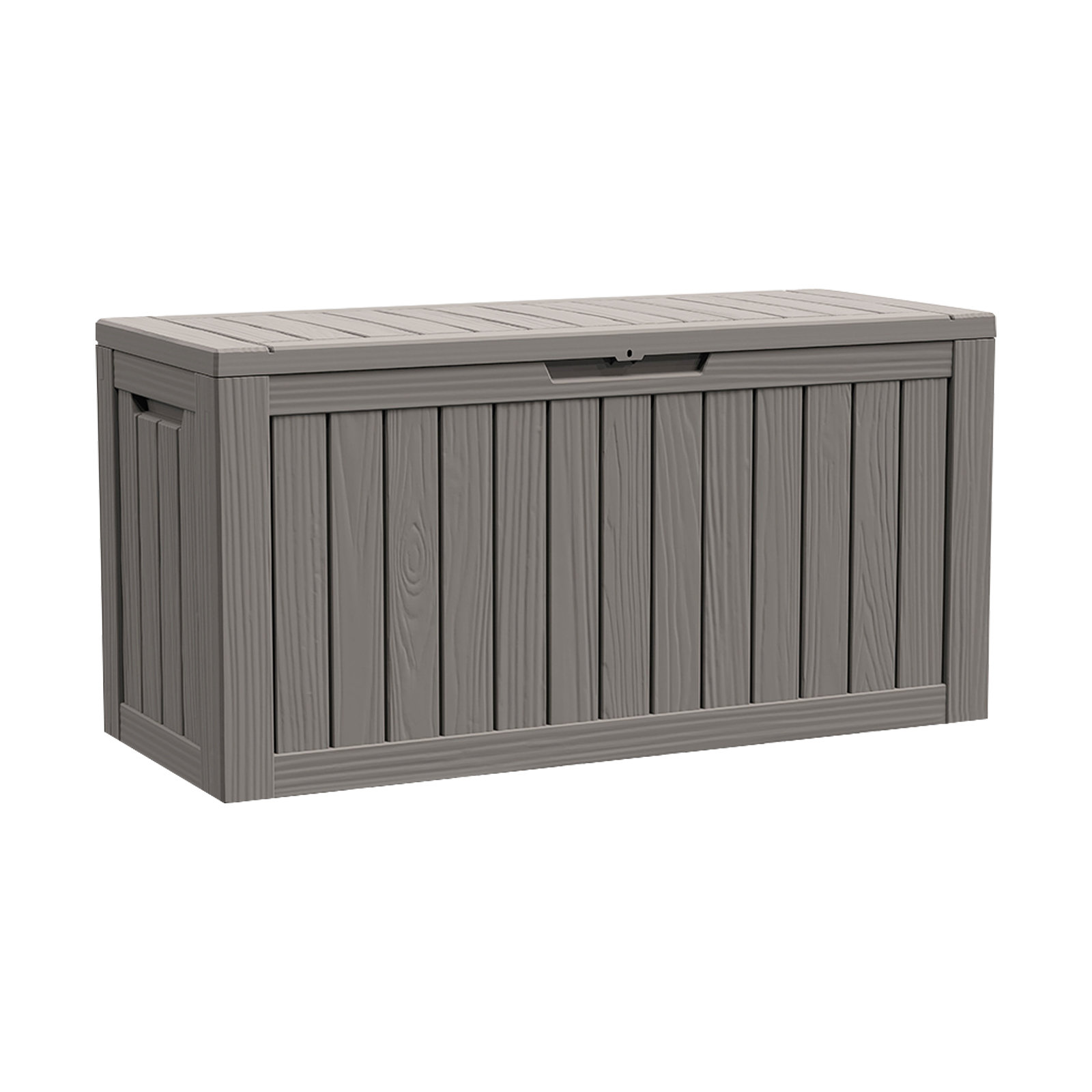 Modern Depo 80 Gallon Waterproof Deck Box Patio Furniture Outdoor Resin ...