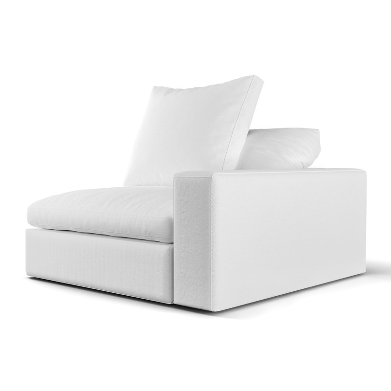 Hokku Designs Carlitta 90.56'' Slipcovered Loveseat | Wayfair