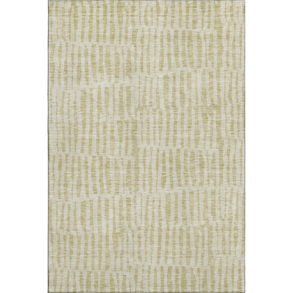 Canora Grey Premium Machine Washable Addington Beige Rug | Wayfair