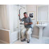 HEALTHCRAFT SuperBar, (8-Feet) Transfer Pole with Pivoting Grab Bar (16 ...