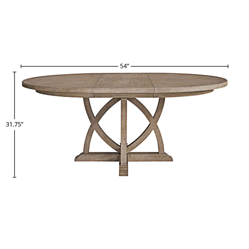 Rosalind Wheeler Round Expandable Dining Table | Wayfair