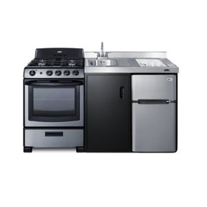 Summit Appliance 63" Wide All-In-One Kitchenette With Gas Range | Wayfair