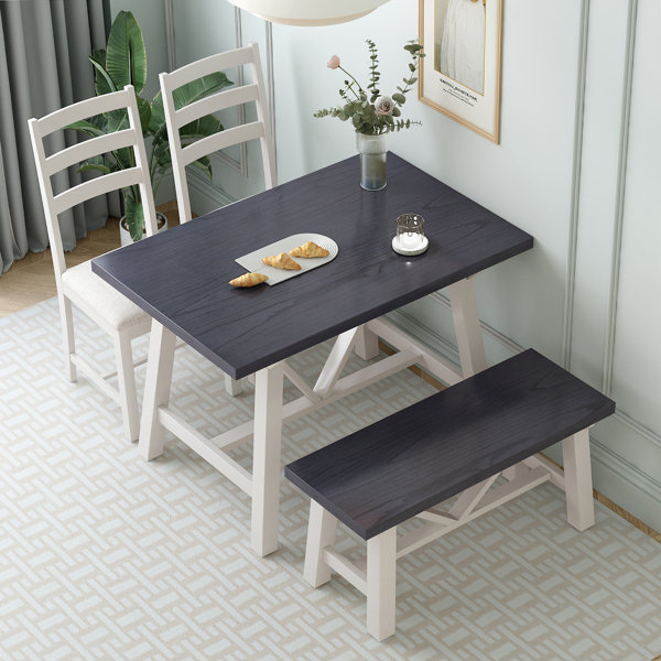 Red Barrel Studio® Leotrim 4 - Piece Trestle Dining Set | Wayfair