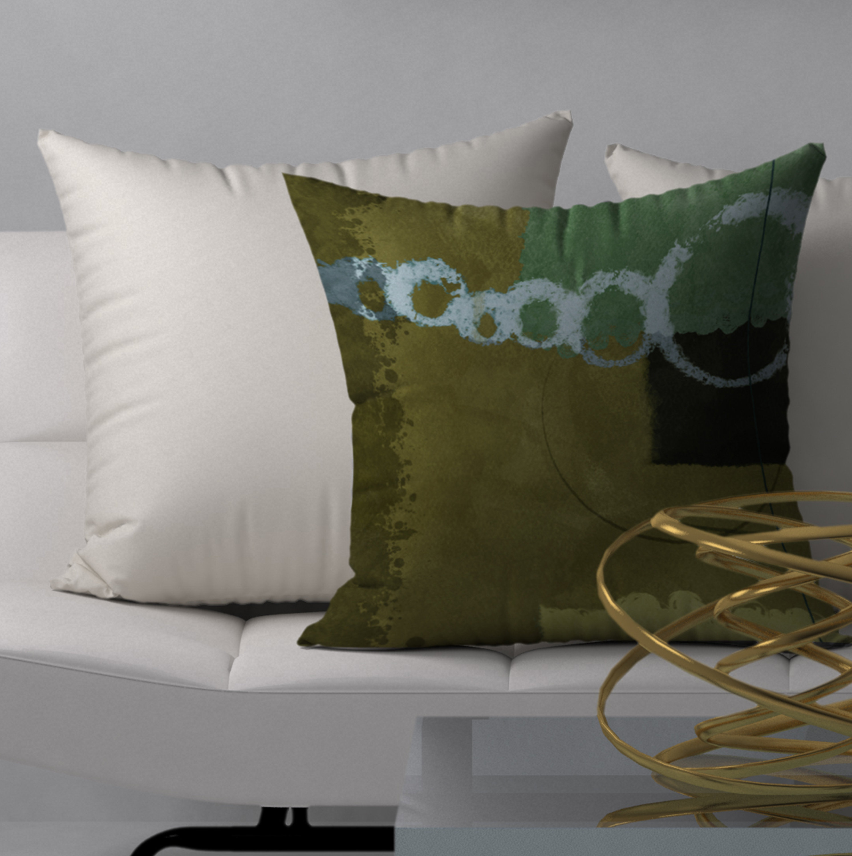 LeRoi Products Northdale Subtle Renowned Square Pillow Cover & Insert ...