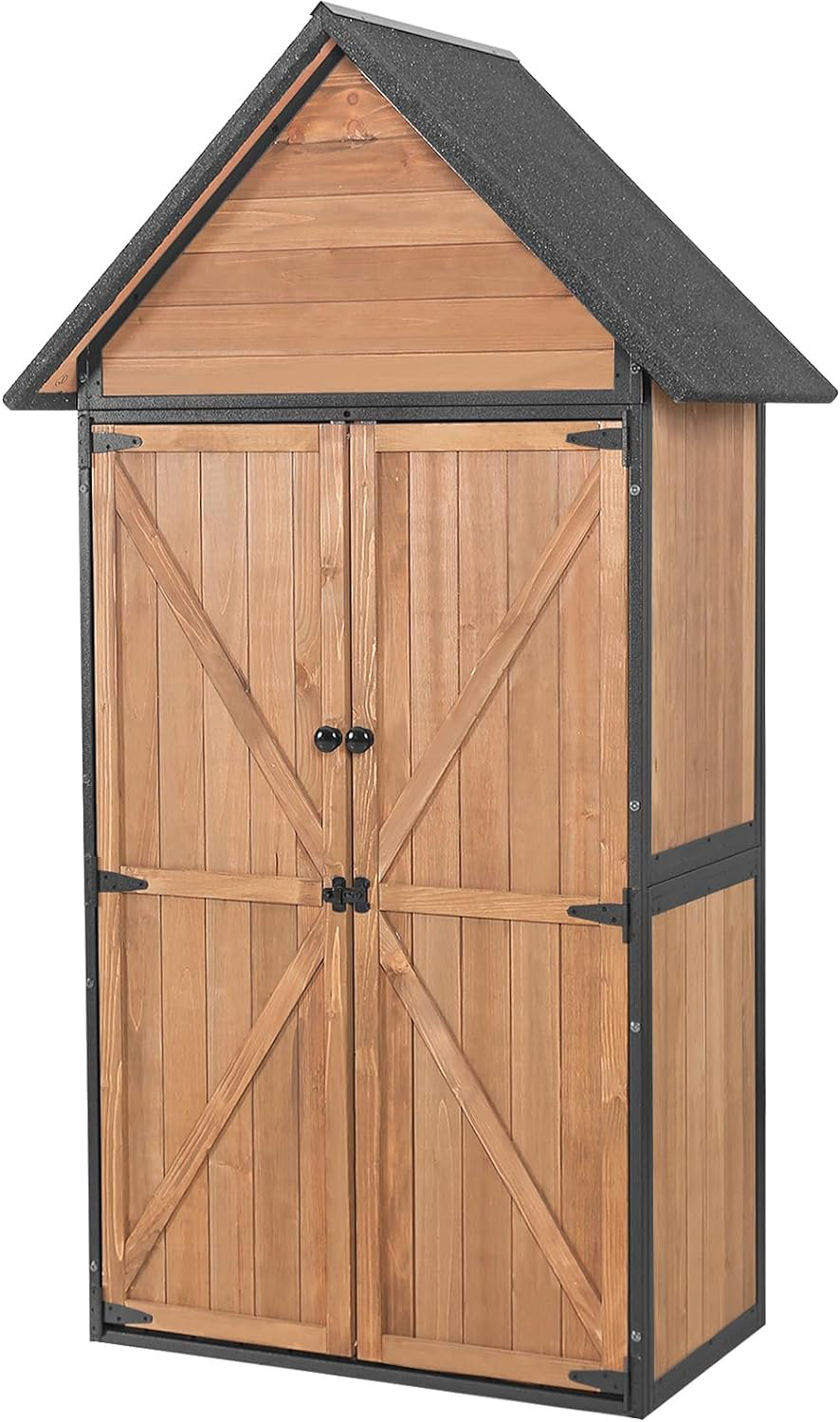 Aivituvin 3 ft. W x 1 ft. D Solid Wood Storage Shed & Reviews | Wayfair