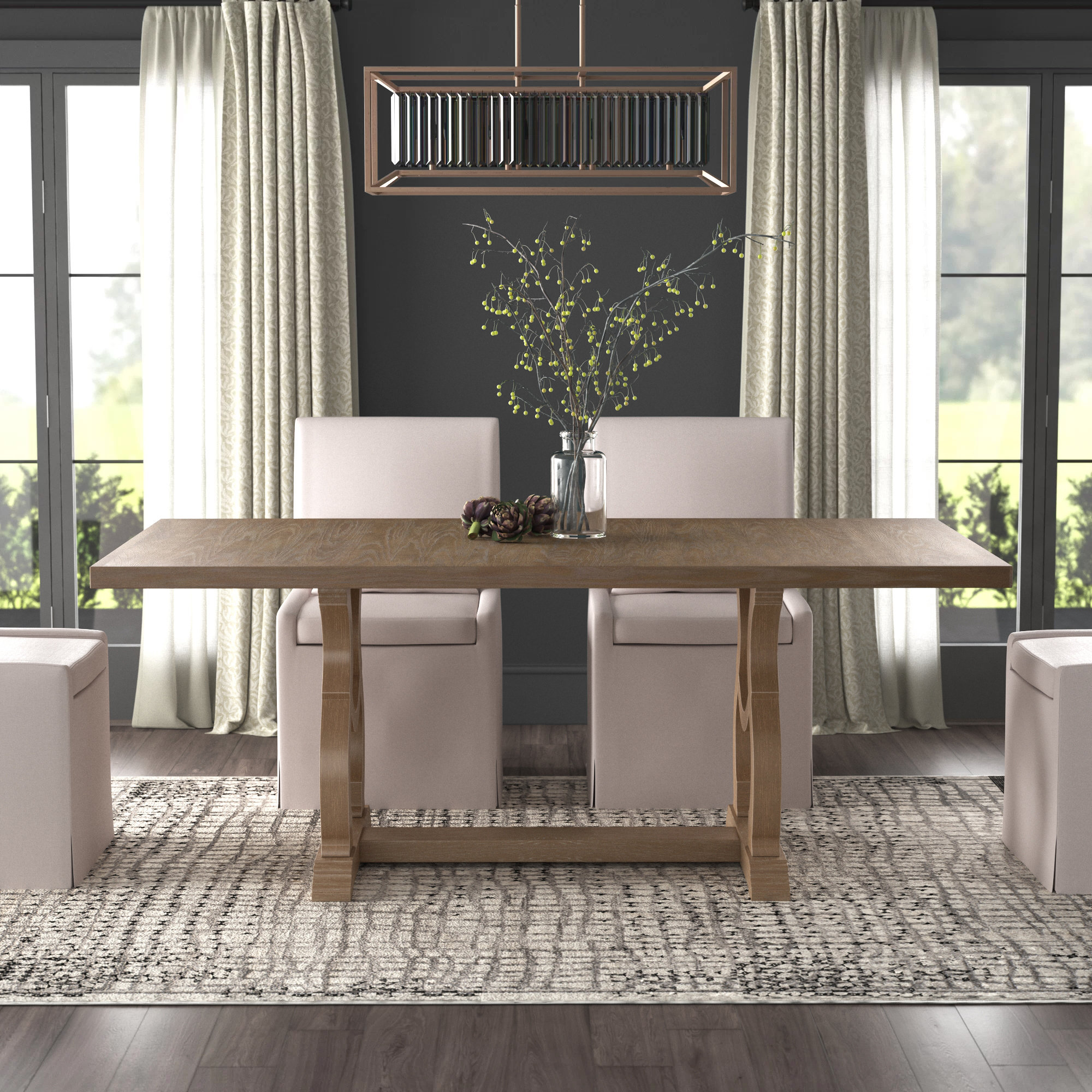 Greyleigh™ Acworth Removable Leaf Dining Table | Wayfair