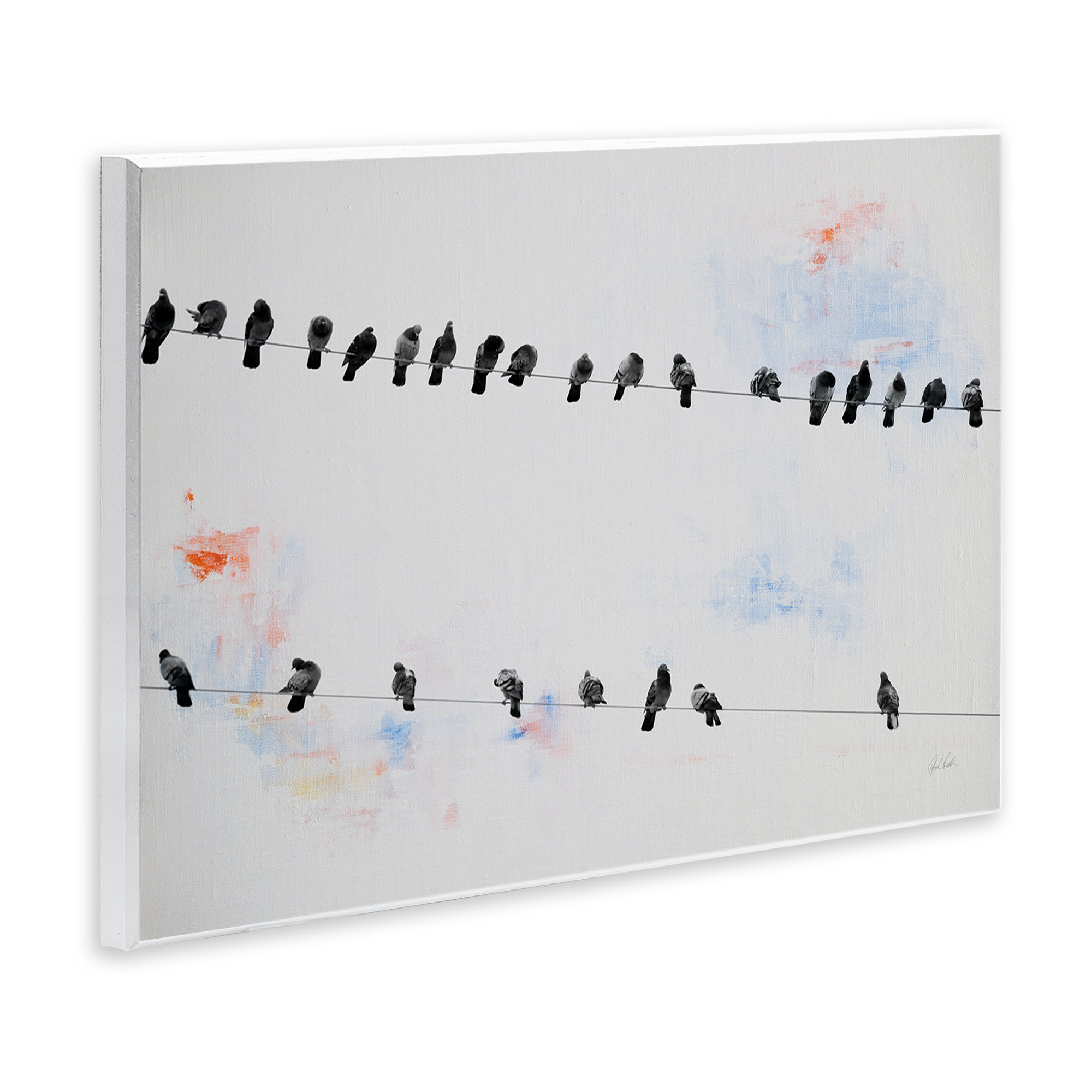 Ebern Designs Migrating Birds on Wire Wall Plaque Art by Deborah Revell ...