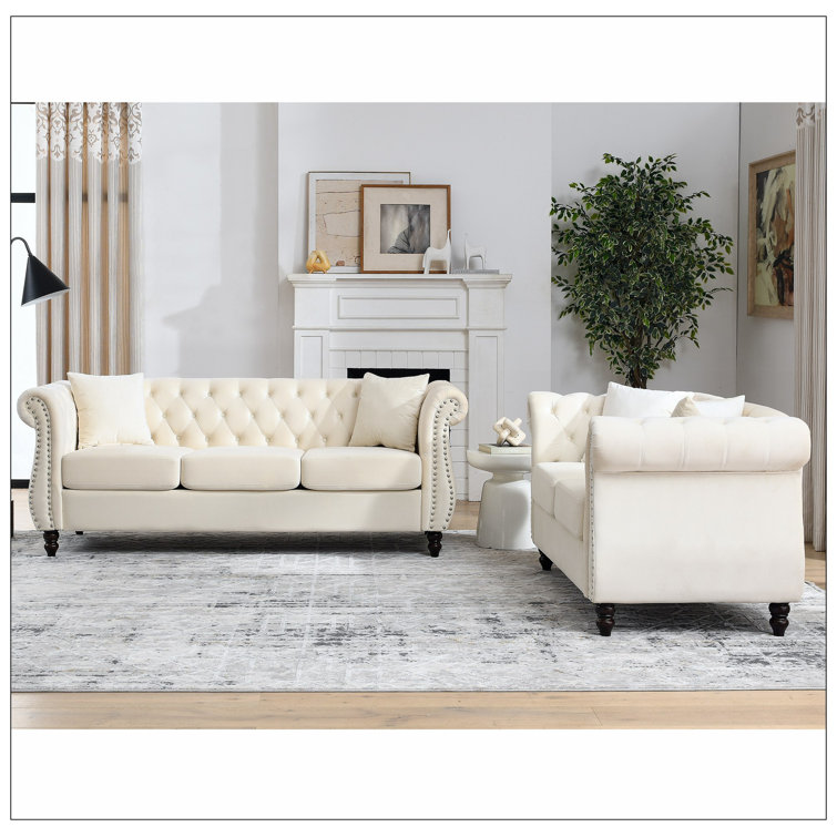 Tommy 2 Piece Velvet Living Room Set at Thomas Jankowski blog