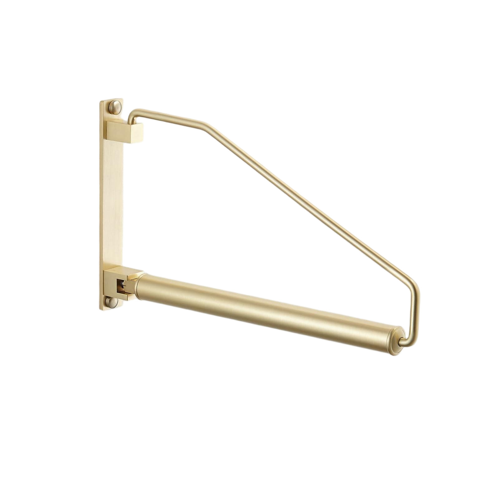 George Oliver Wall-Mounted Folding Clothes Drying Rack, Swing-Type ...