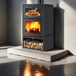 Hart Enjoy life Home fireplace with thermometer and oven | Wayfair
