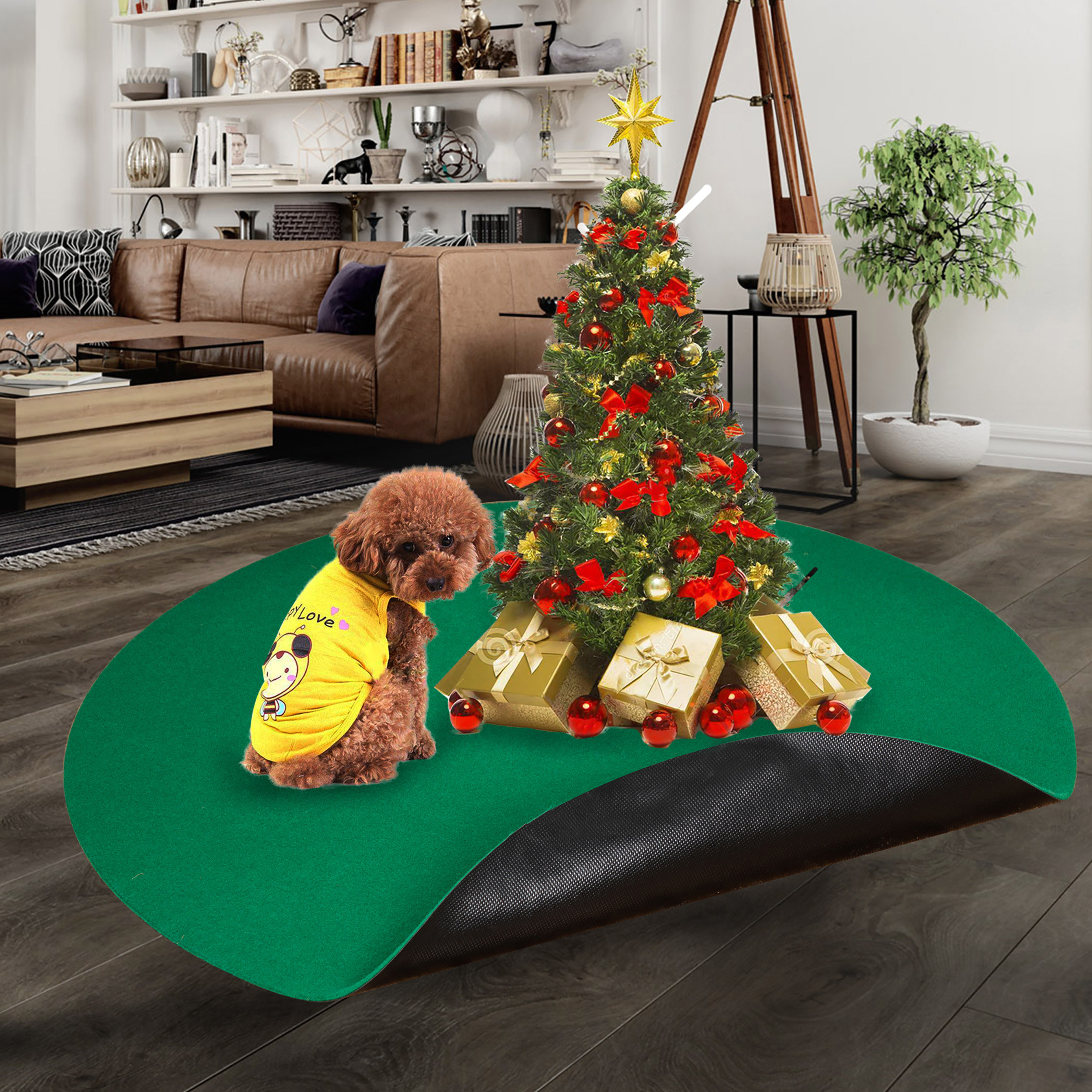 The Holiday Aisle® Vinyl Christmas Tree Protection Mat & Reviews | Wayfair