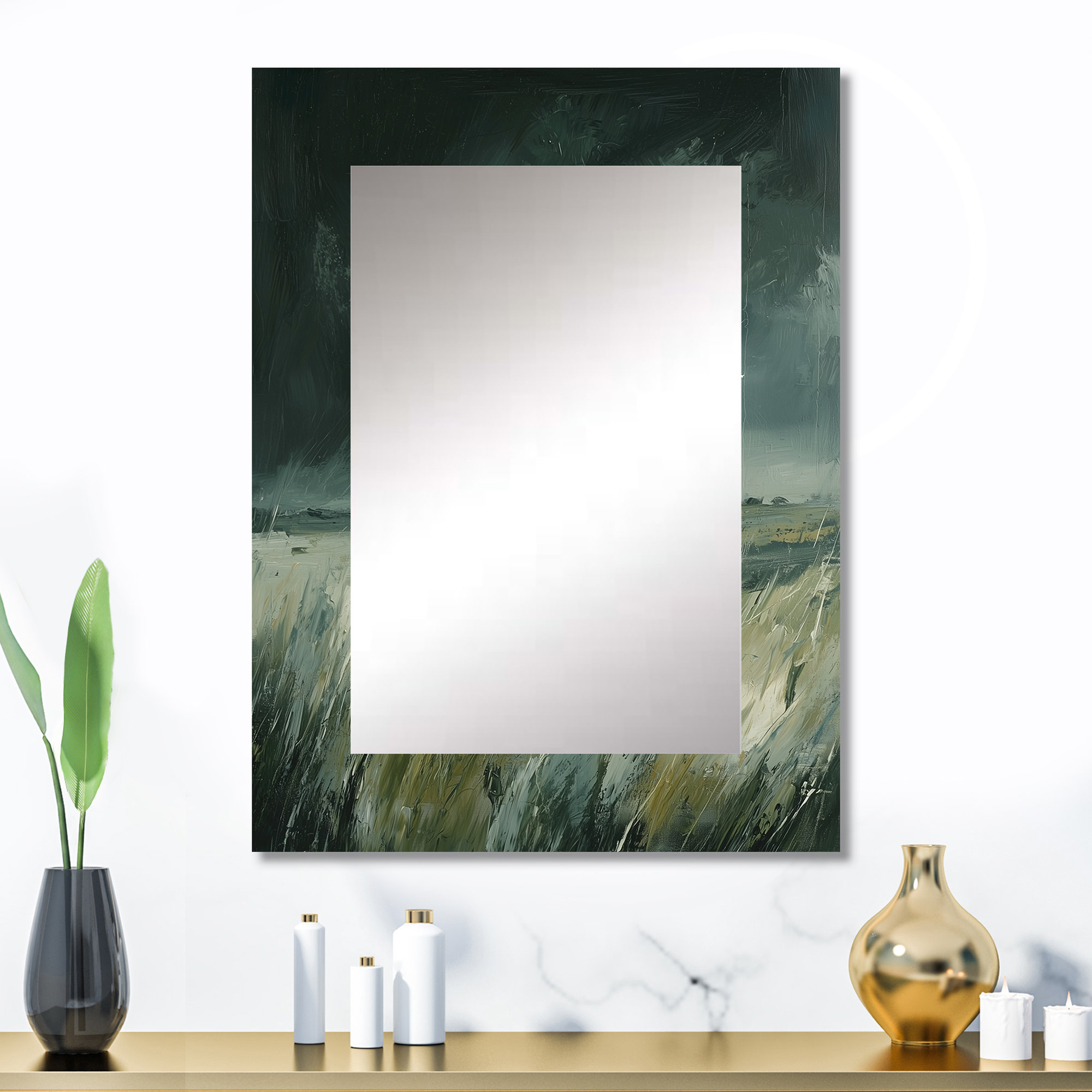 Dakota Fields Stormy Pasture Of Sheep I - Modern Wall Mirror - Wayfair ...