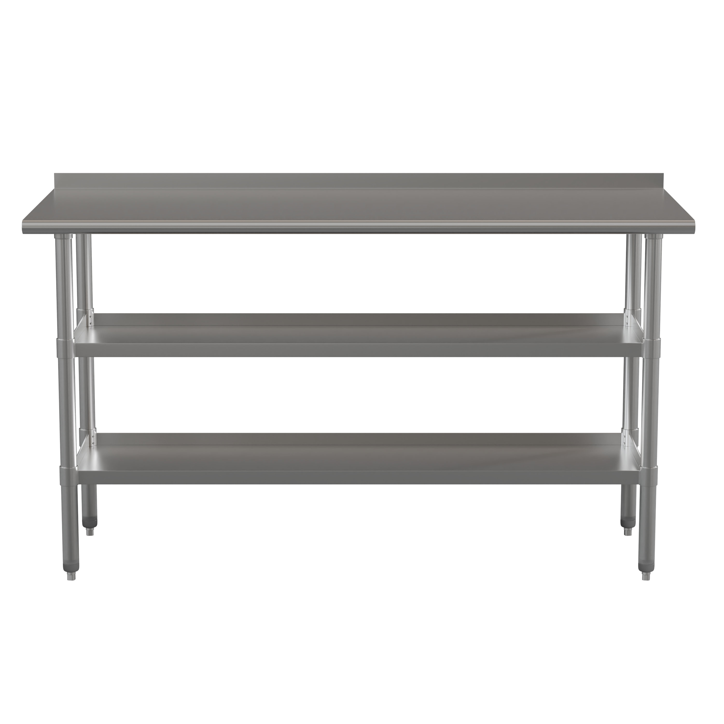 Flash Furniture Woodford NSF Stainless Steel 18 Gauge Work Table ...