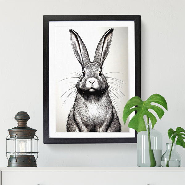 Big Box Art Vintage Rabbit - Picture Frame Art Prints | Wayfair.co.uk