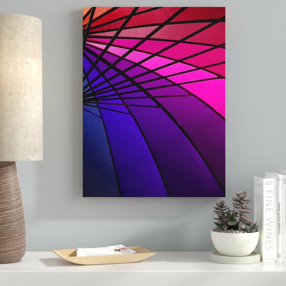 Ebern Designs 'Rainglo II' Photographic Print on Wrapped Canvas | Wayfair