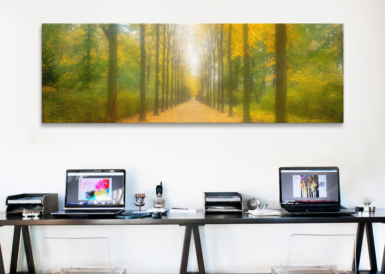 East Urban Home Path Schwetzingen, Germany - Panoramic Photograph Print ...