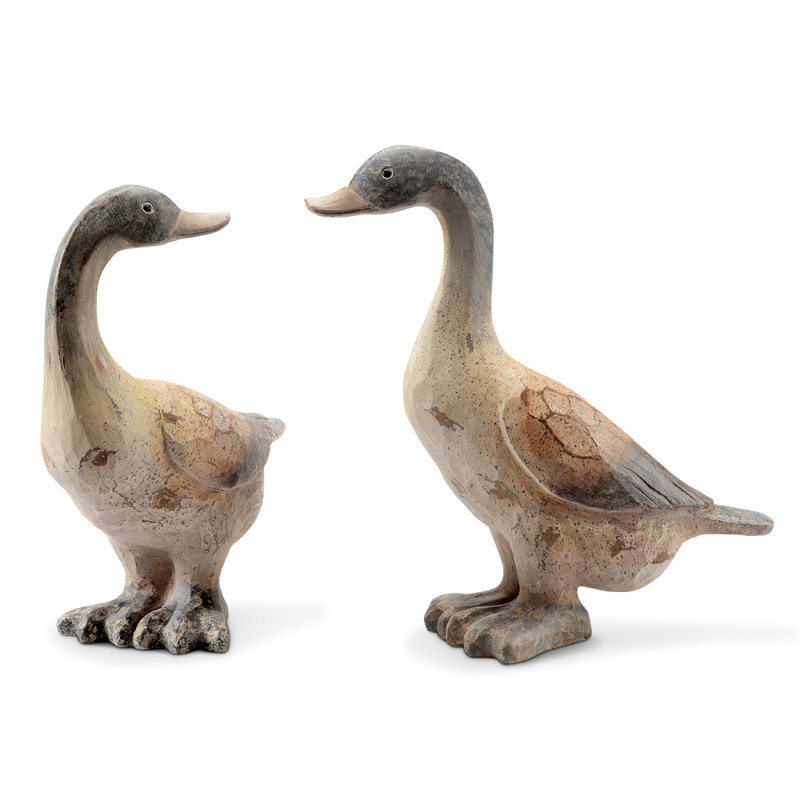 Ophelia & Co. Duck Pair Garden Sculpture | Wayfair