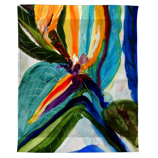 Bay Isle Home™ Polyester Teal Paradise Wall Hanging | Wayfair