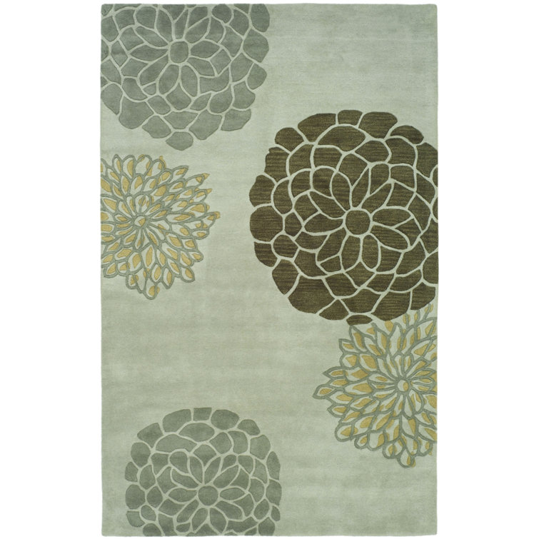 Red Barrel Studio® Soho Hand Tufted Wool Floral Rug & Reviews | Wayfair