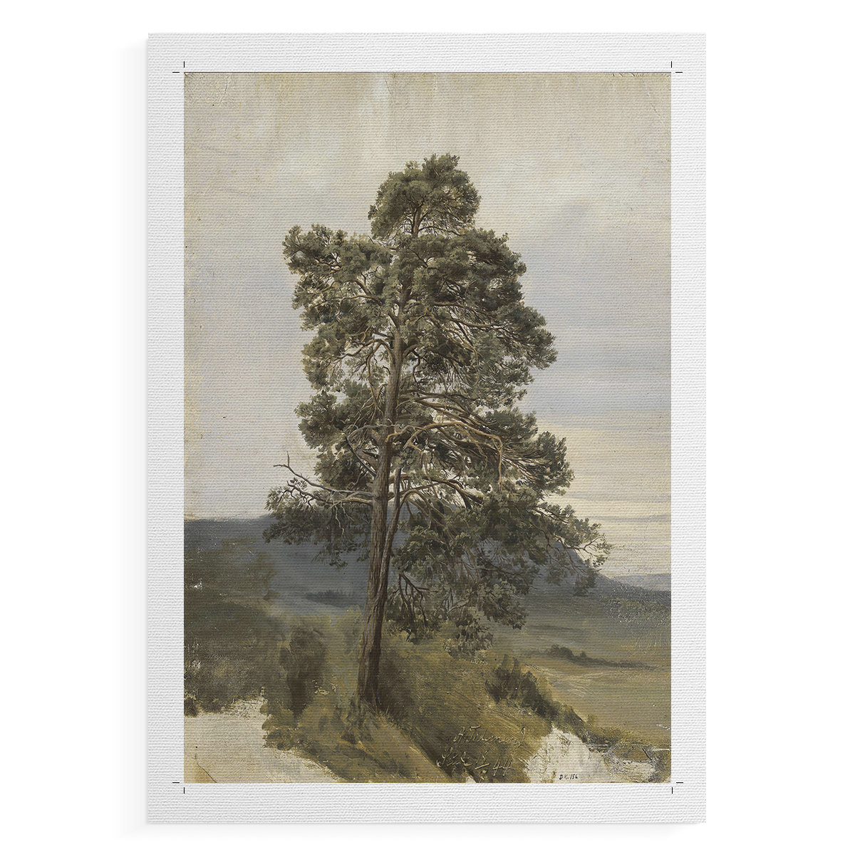 Alcott Hill Vintage Landscape CCLIX -Canvas Print Only - NOT FRAMED ...