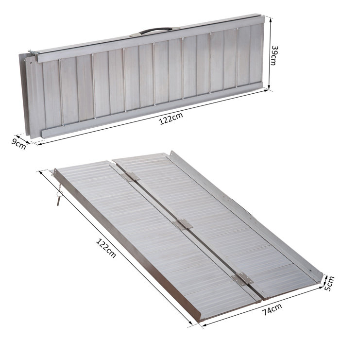 HomCom Metal Portable Ramp & Reviews | Wayfair