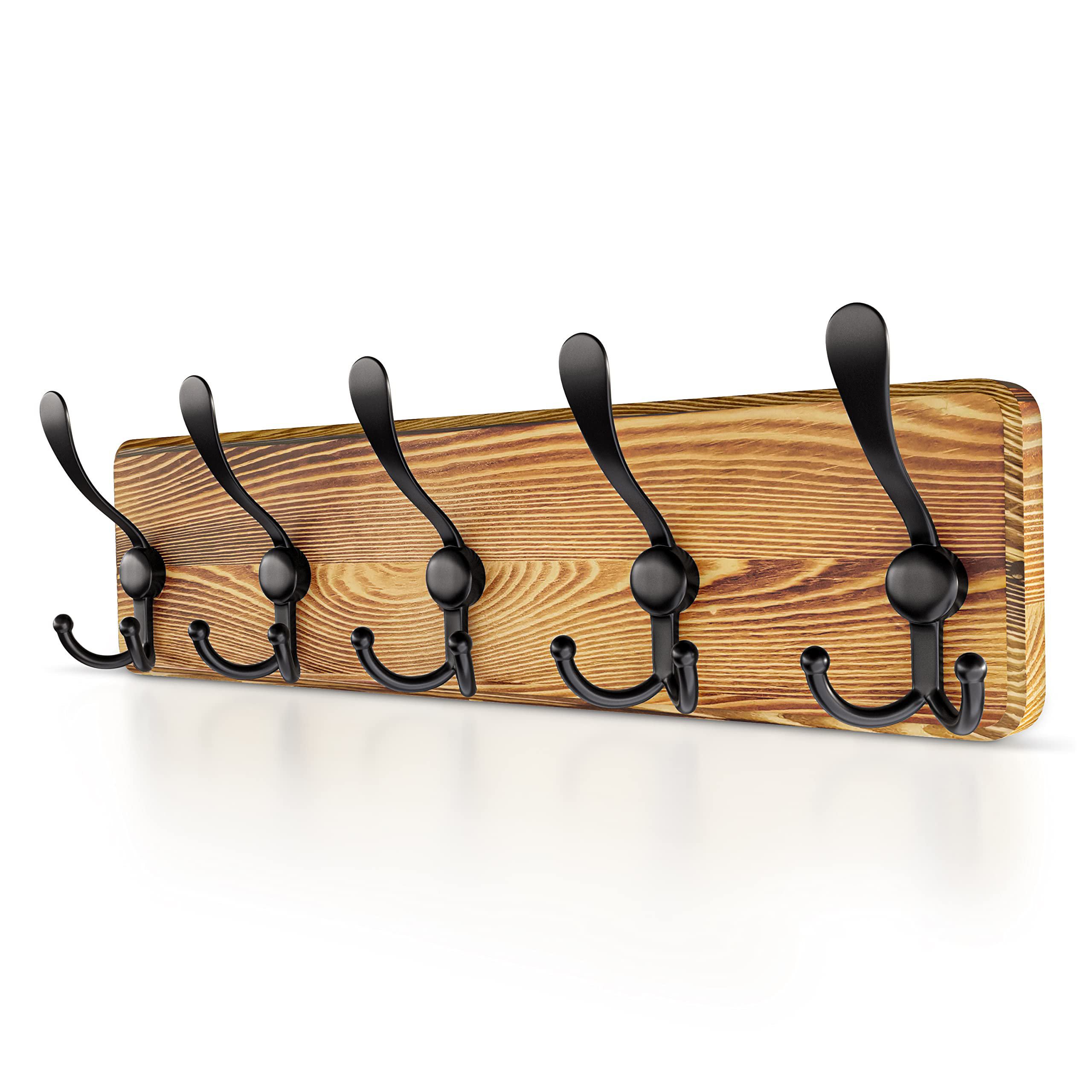 17 Stories Deaunta 5 - Hook Coat Rack | Wayfair
