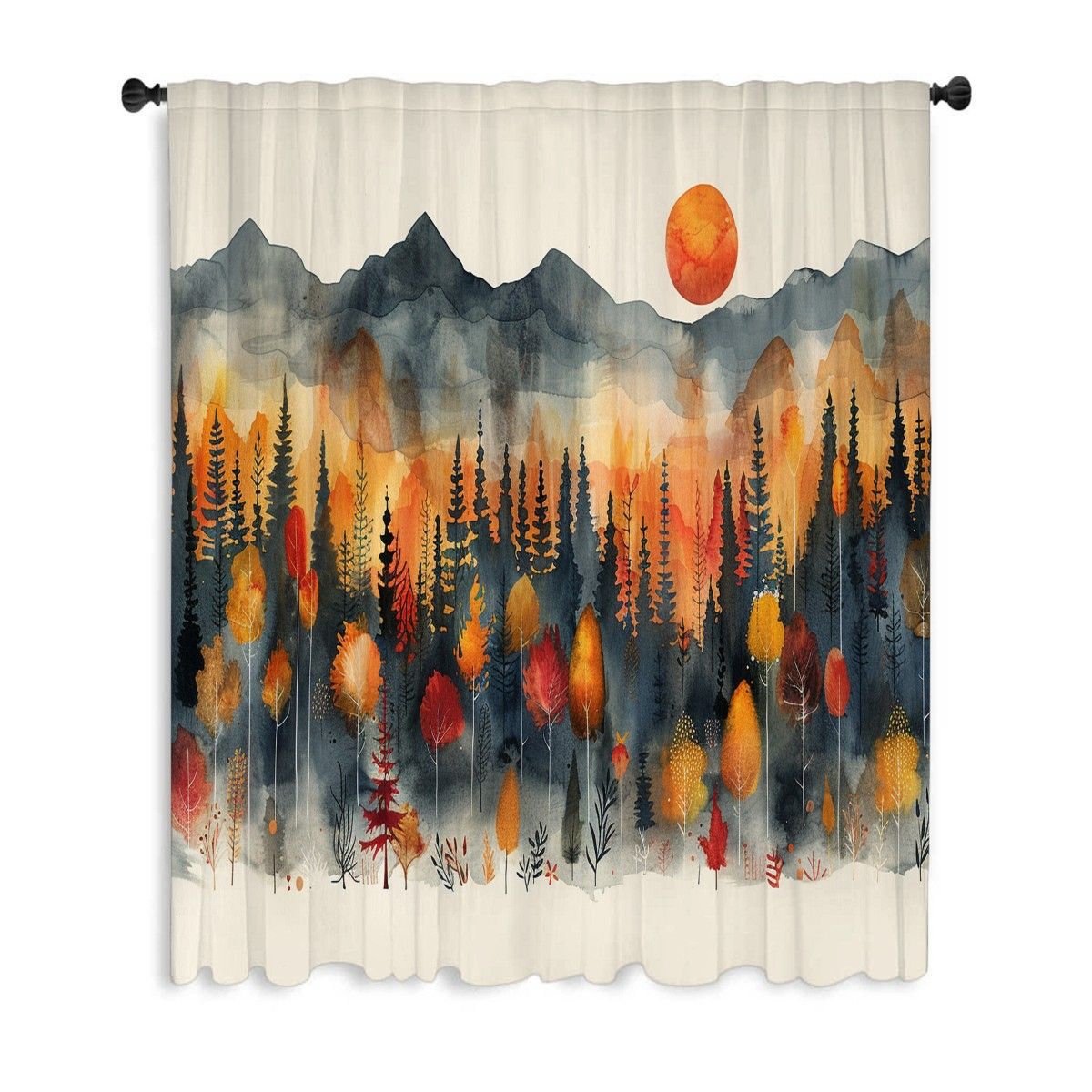 East Urban Home Gatling Polyester Blackout Filters Out A Lot Of Light ...