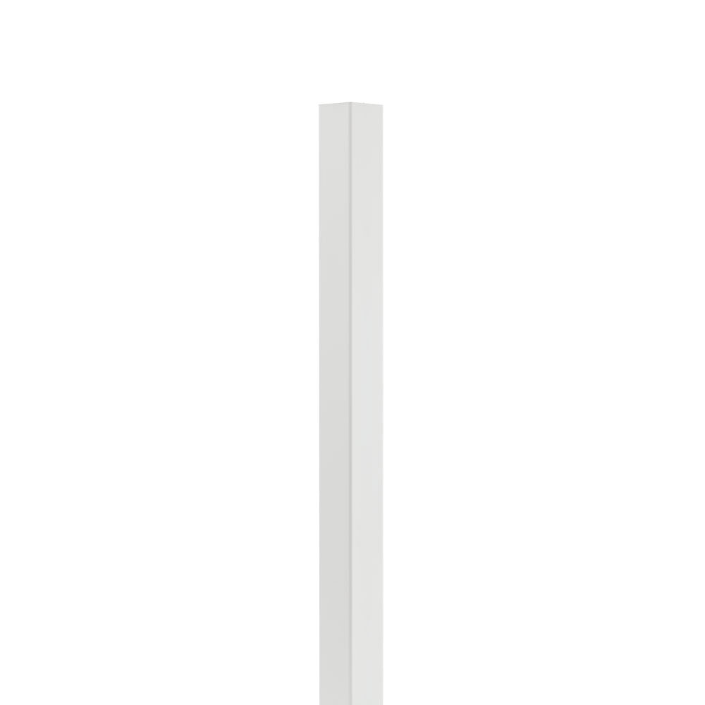 Outdoor Essentials 4 in. x 4 in. x 72 in. White Vinyl Fence Post ...