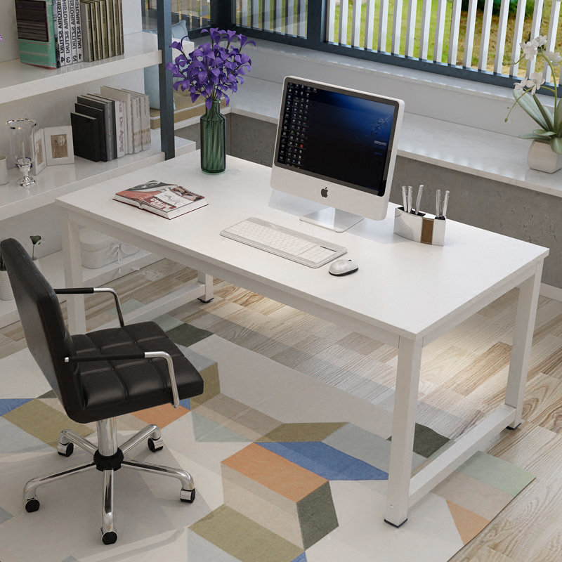 Wade Logan® Barid White Desk & Reviews | Wayfair