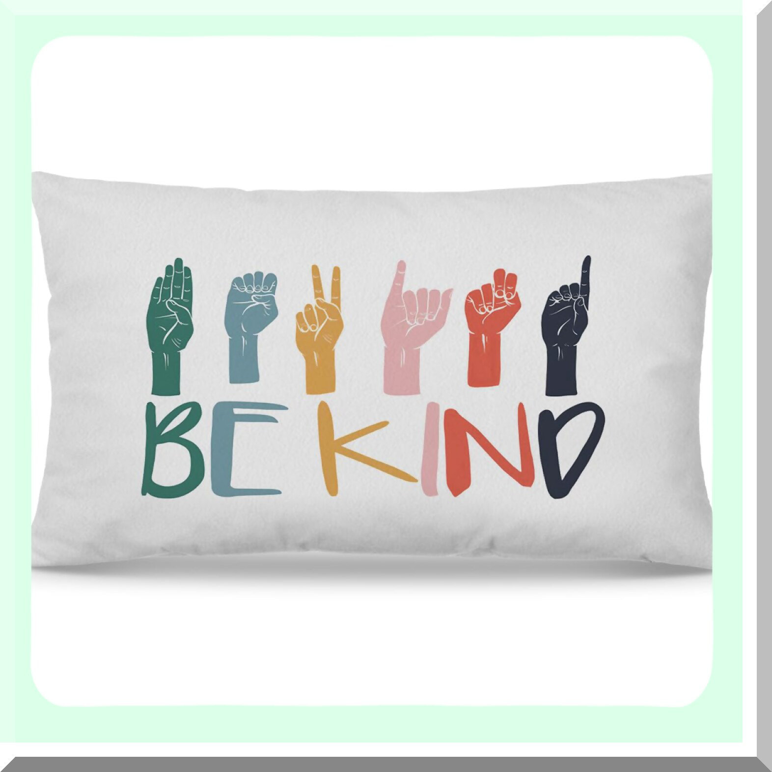 BRBCA Sign Language Classroom Pillow Covers - ASL Gifts for Teachers ...