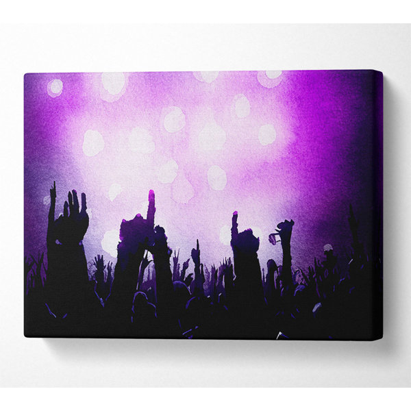 Latitude Run Purple Rave - Wrapped Canvas Art Prints | Wayfair.co.uk