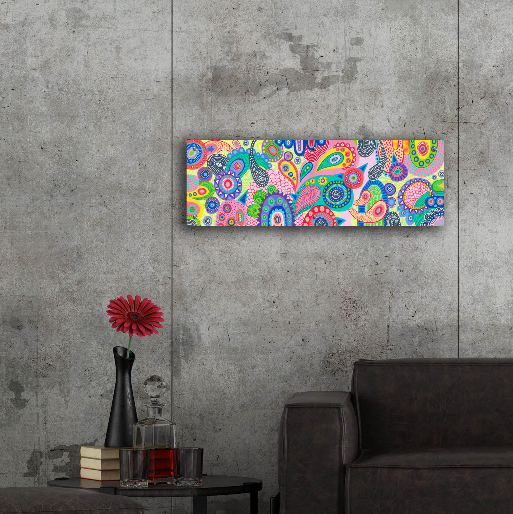 Epic Art 'Summer Pinata' By Hello Angel Acrylic Gl " Summer Pinata " by ...