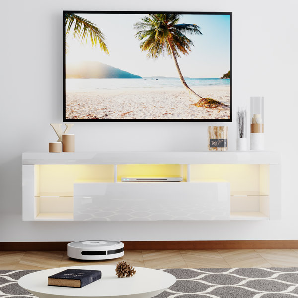 Wrought Studio Floating TV Stand For Tvs Up To 70" & Reviews | Wayfair