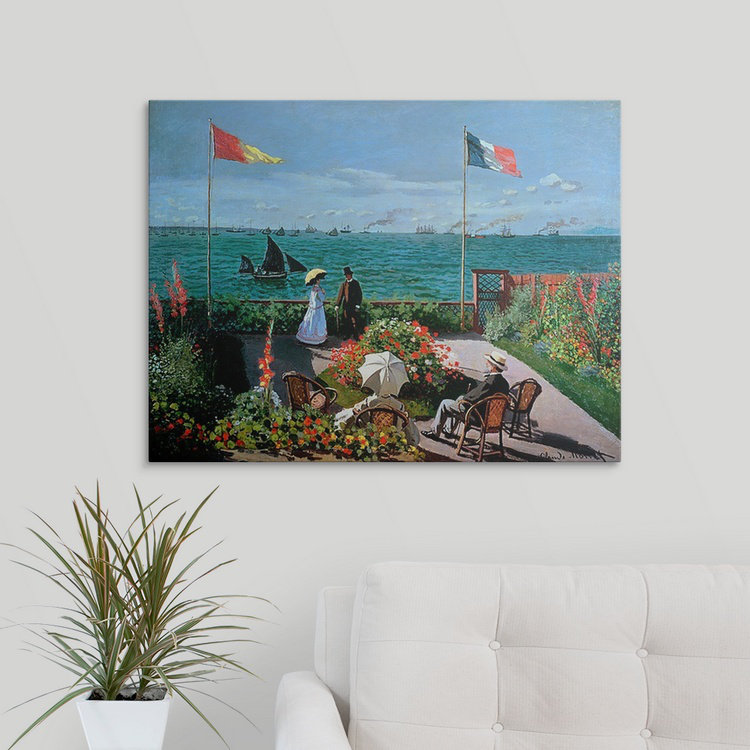 The Twillery Co. «The Terrace at Sainte Adresse, 1867» par Claude Monet ...