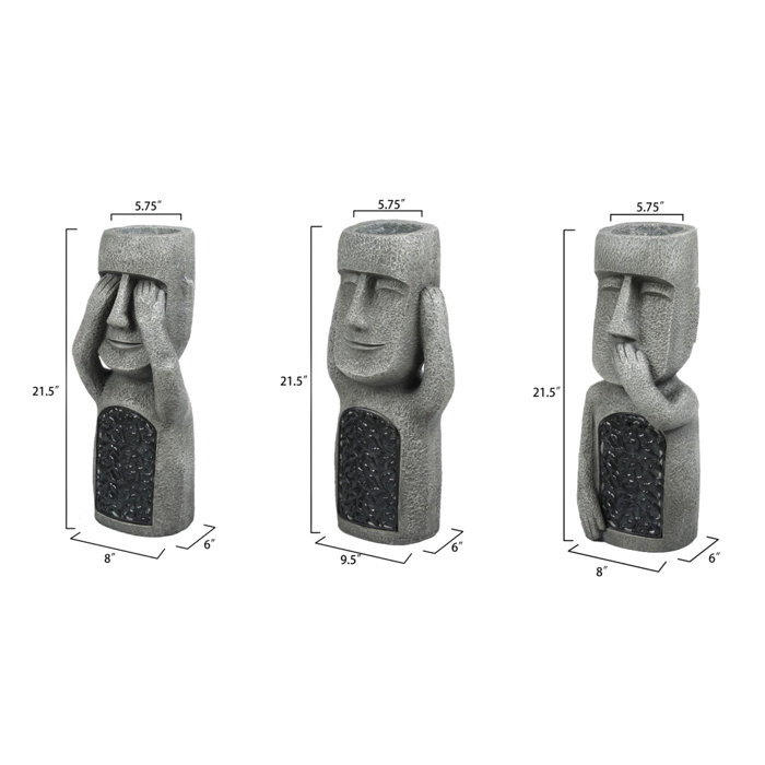 World Menagerie Rue People Magnesium Oxide Garden Statue & Reviews ...