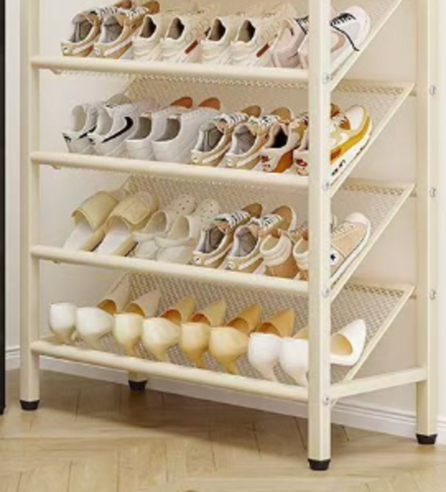Rebrilliant Installation-free Inclined Shoe Rack, Multi-layer Bookshelf ...