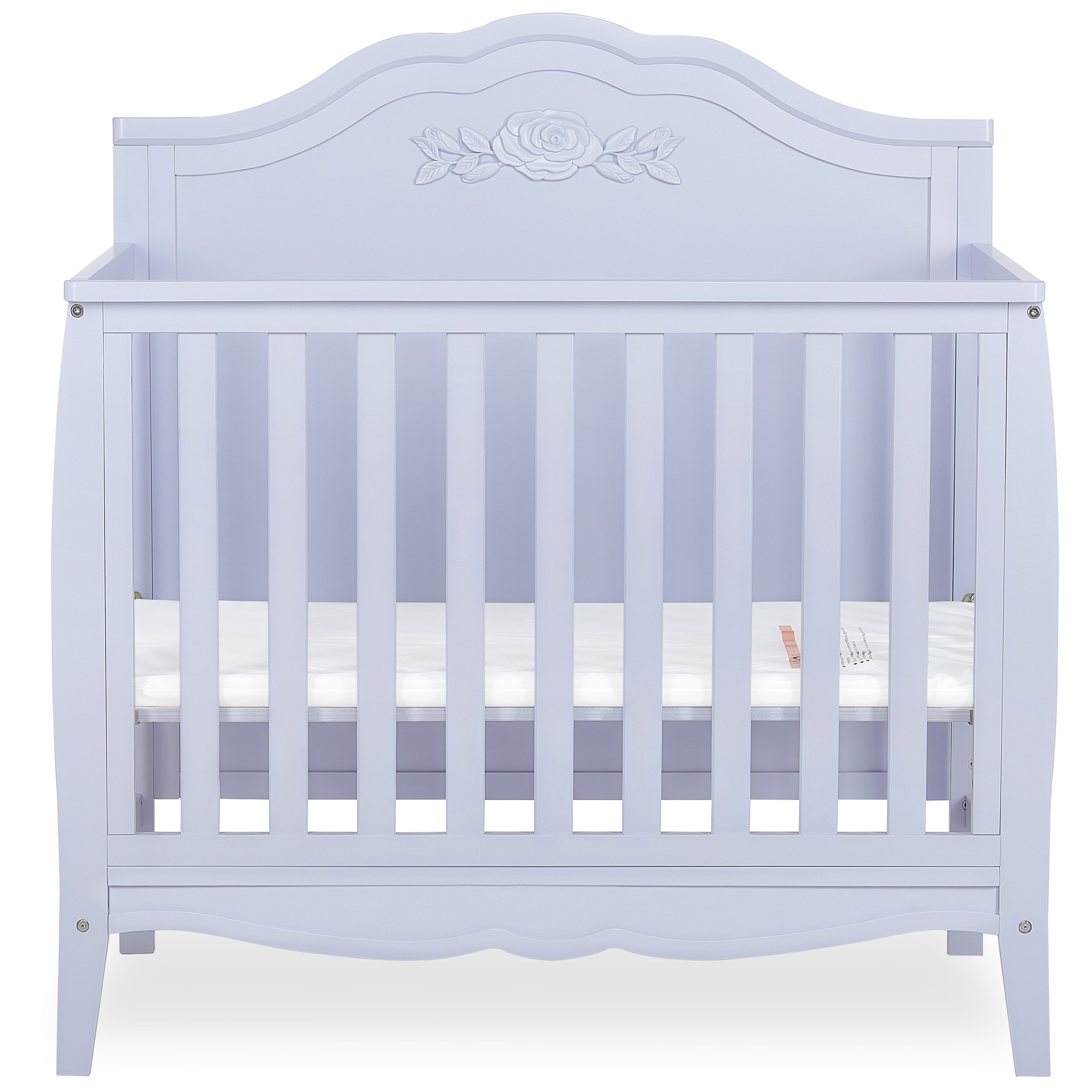 Harriet Bee Sweetpea Baby Rose 4-in-1 Convertible Mini Crib | Wayfair