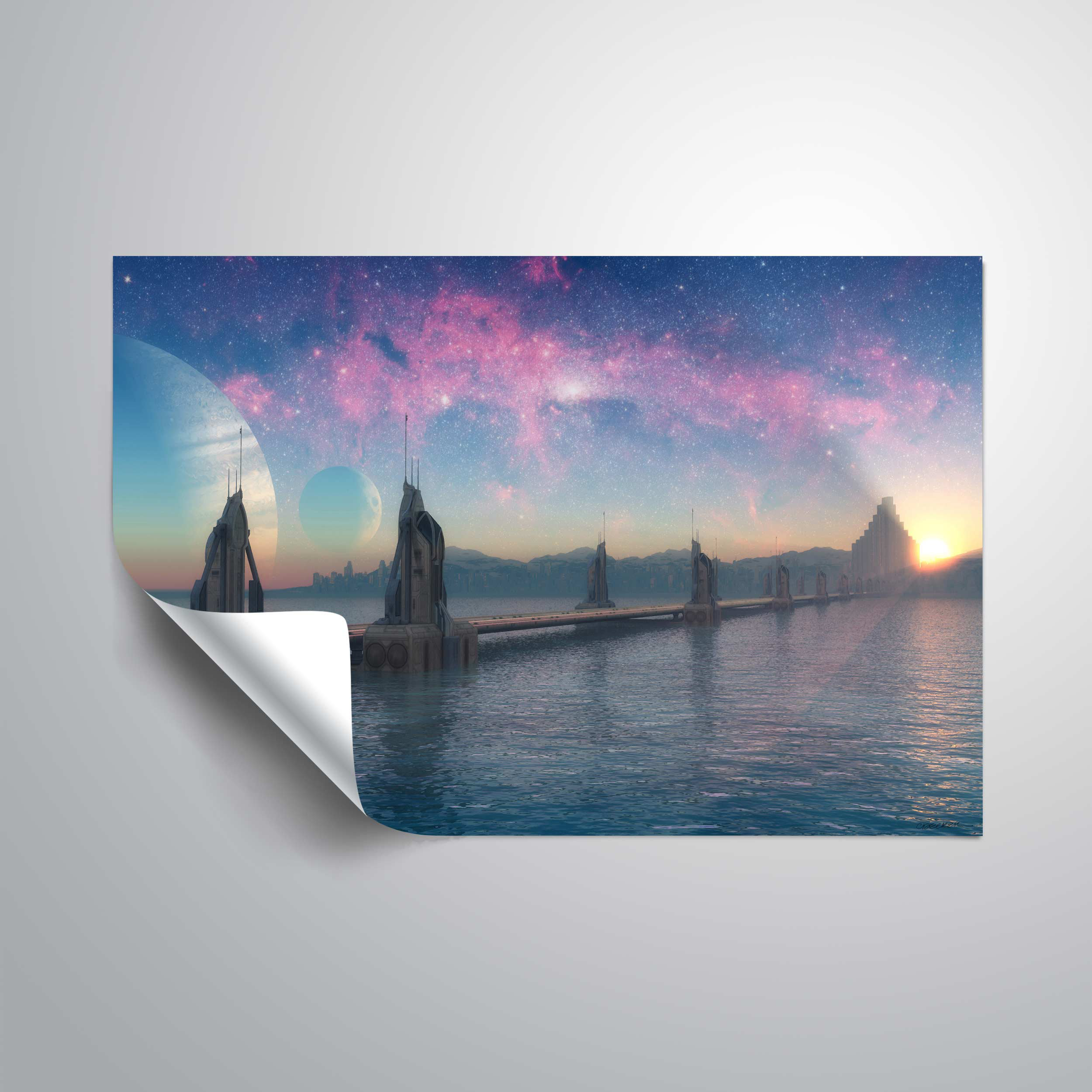 Ebern Designs Bifrost - Graphic Art Print on Canvas - Wayfair Canada