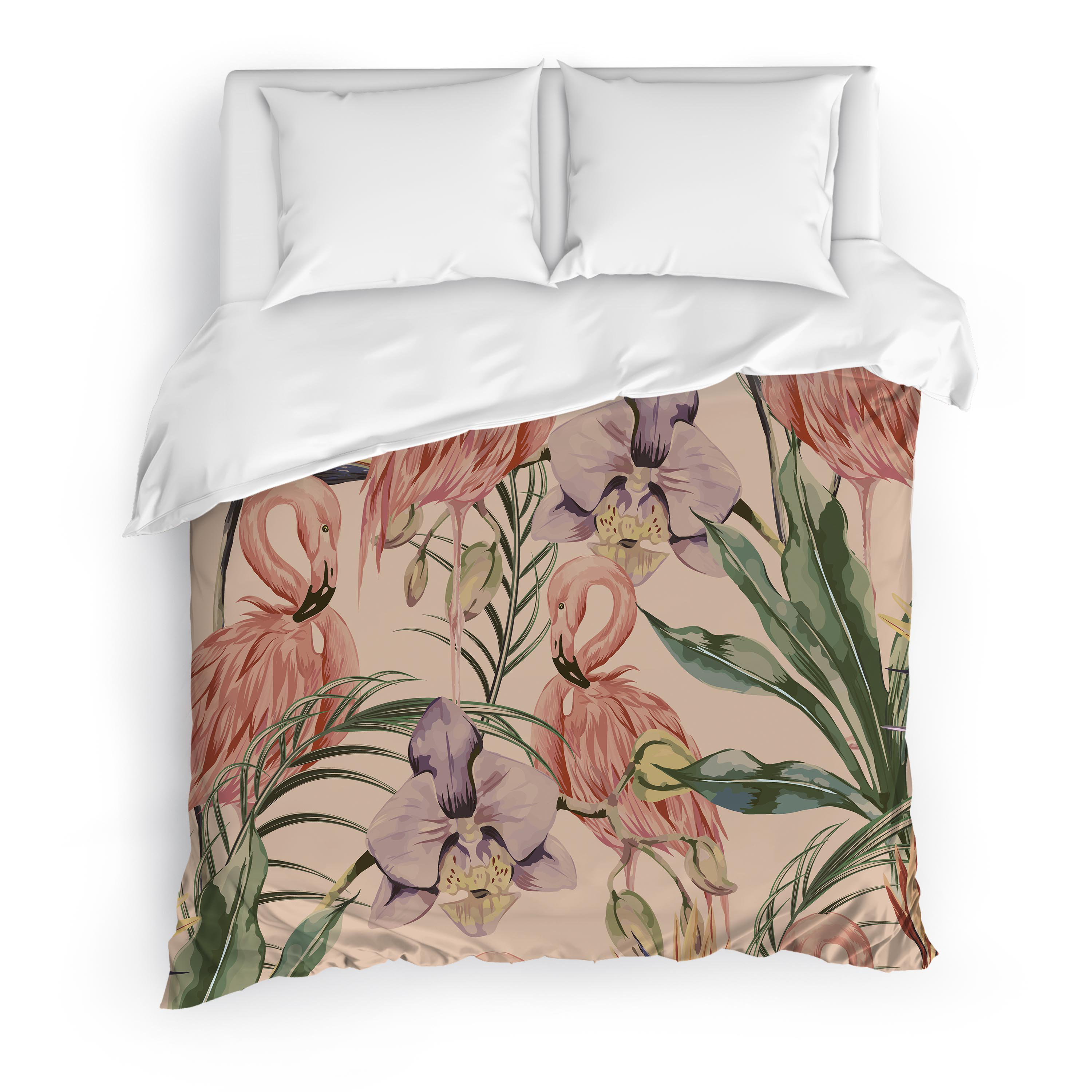 HeartBeat Studios Flamingo Duvet Cover Set | Wayfair