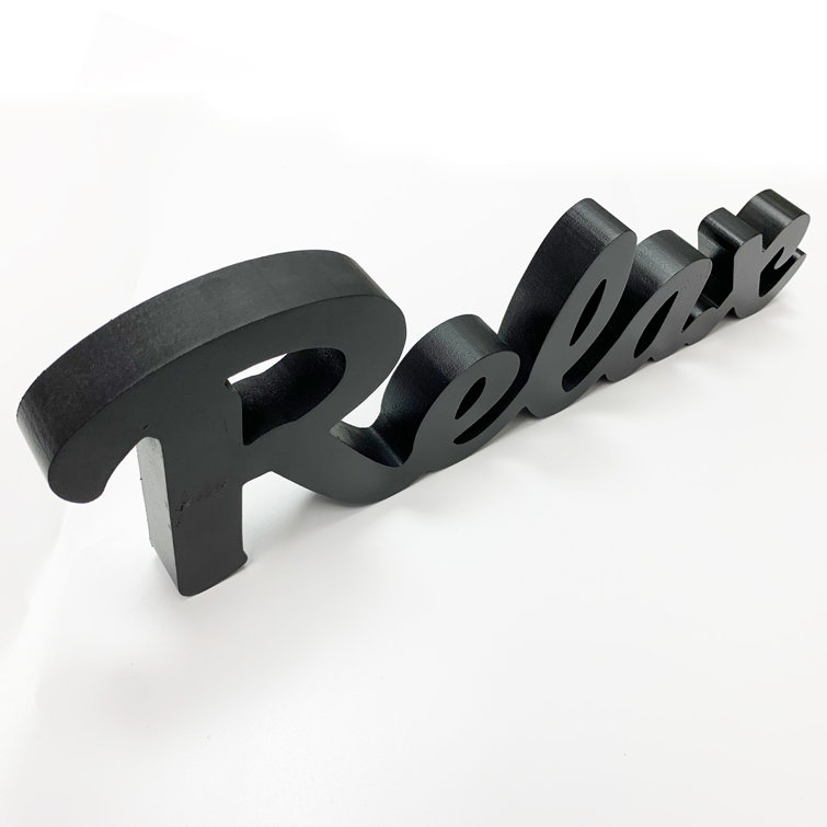 Ebern Designs Resie Text Letter Block | Wayfair