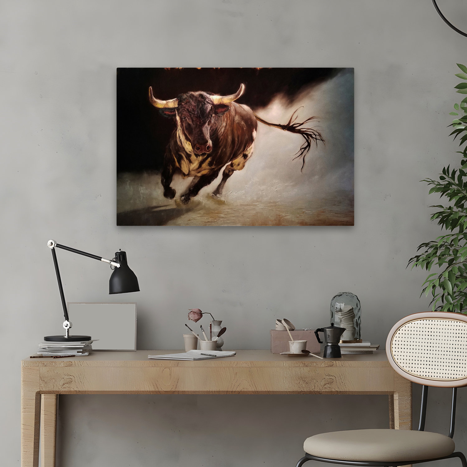 Latitude Run® El Toro 2 - Animals Cows Art - Wayfair Canada