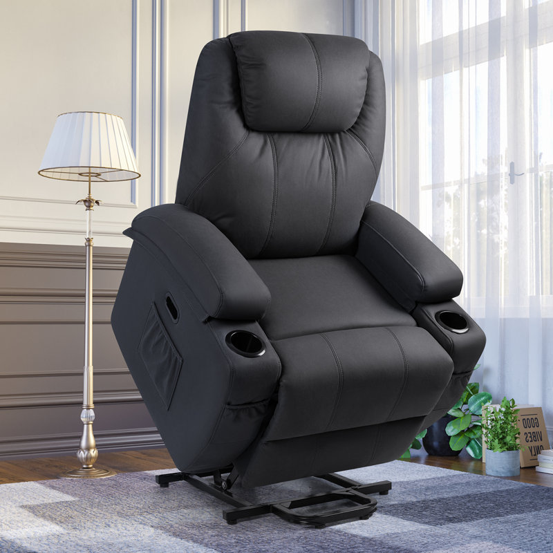 Wade Logan® Power Lift Reclining Massage Chair with Remote Control ...