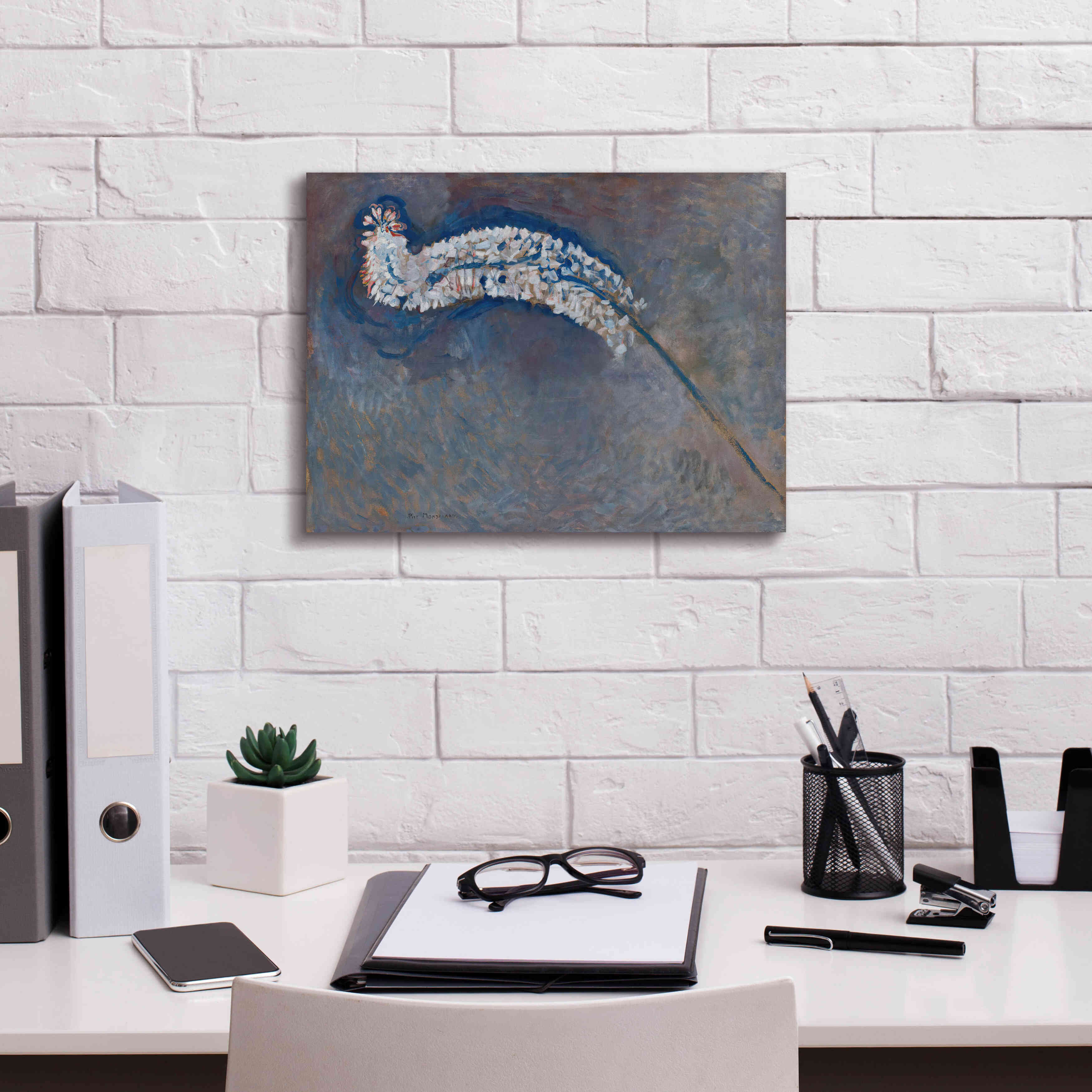 Red Barrel Studio® Chesham Foxtail Lily by Piet Mondrian - Wrapped ...