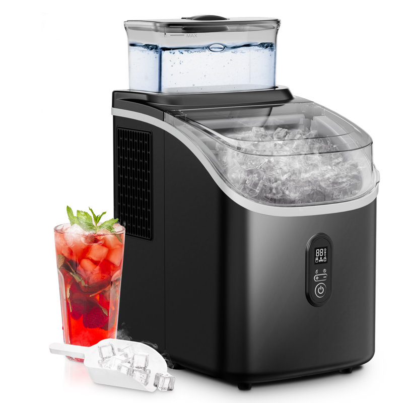 Simzlife 34 Lb. Daily Production Nugget Ice Maker Countertop with ...