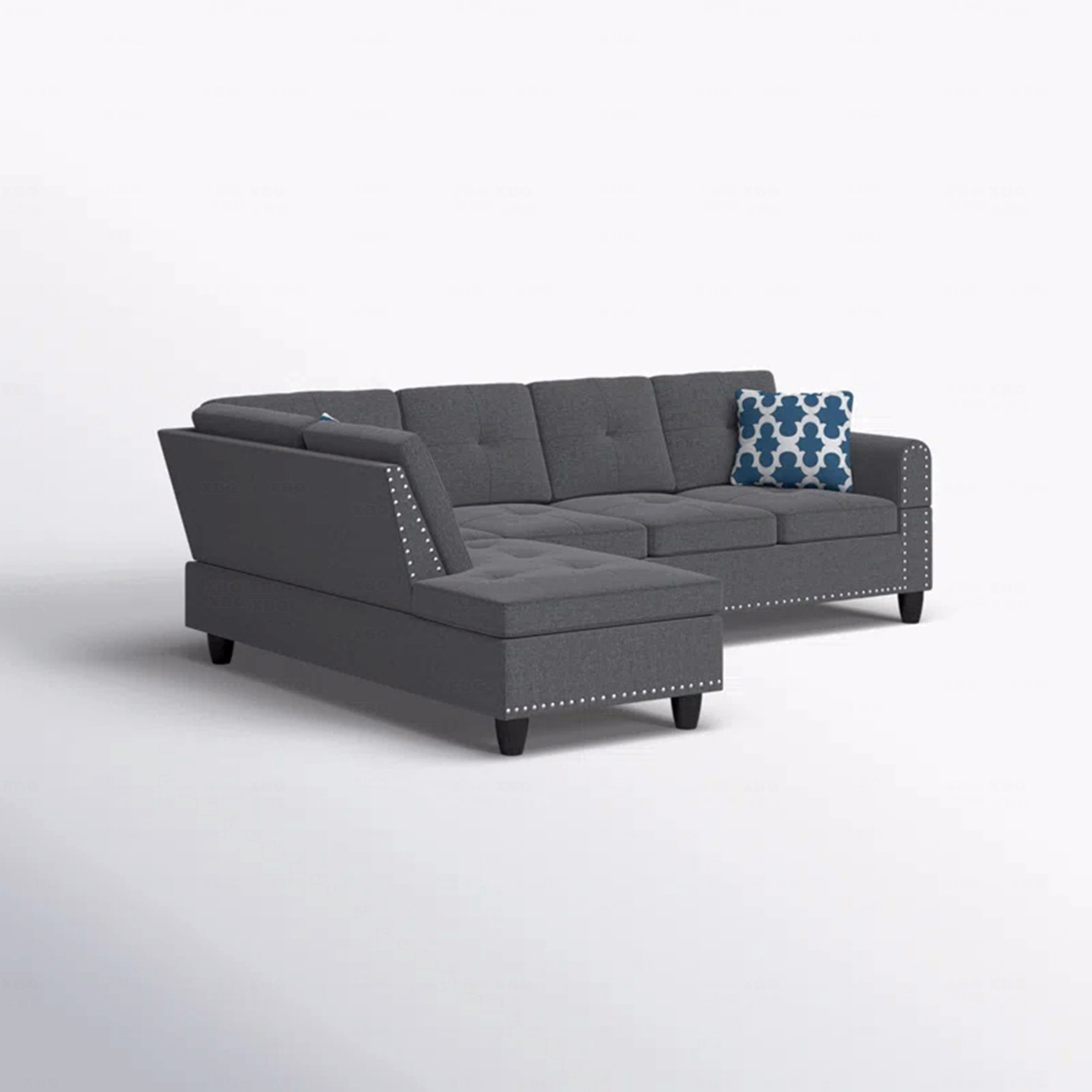 Latitude Run® 2 - Piece 98" Wide Left Hand Facing Sofa And Chaise | Wayfair