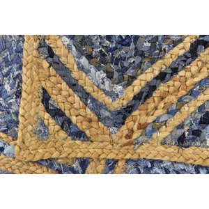 Dakota Fields Gleason Hand Braided Geometric Rug & Reviews | Wayfair